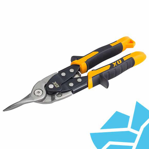 OX Pro Heavy Duty Aviation Snips Straight (Yellow) | Rose Building Supplies